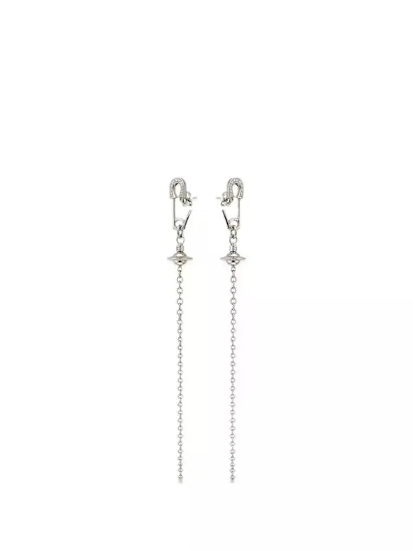 VIVIENNE WESTWOOD Amira Orb Drop Earrings - Silver