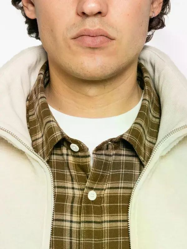 Lacoste Check-print Logo-patch Shirt