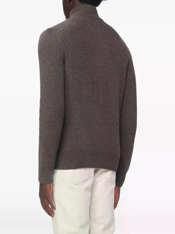 Agnona Ribbed-knit Cashmere Sweater