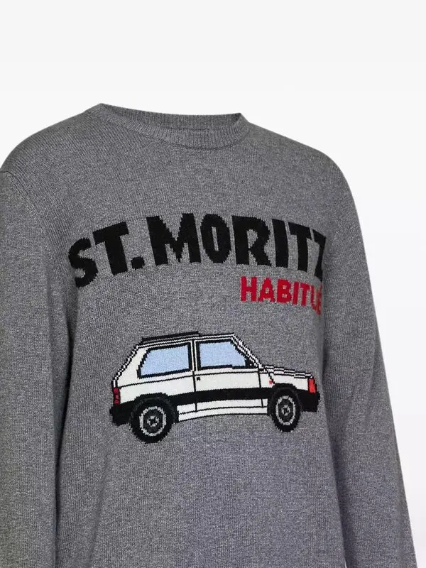 MC2 SAINT BARTH Intarsia-knit St. Moritz Sweater