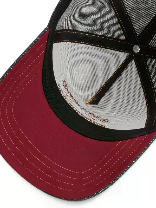 Stetson Logo-patch Denim Trucker Cap