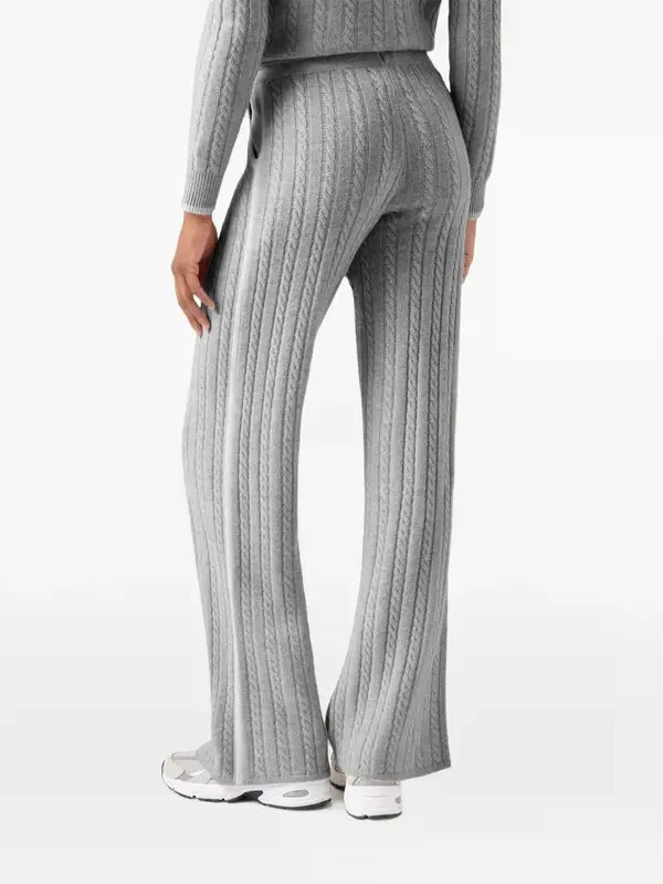 MC2 SAINT BARTH Dinard Cable-knit Drawstring Trousers