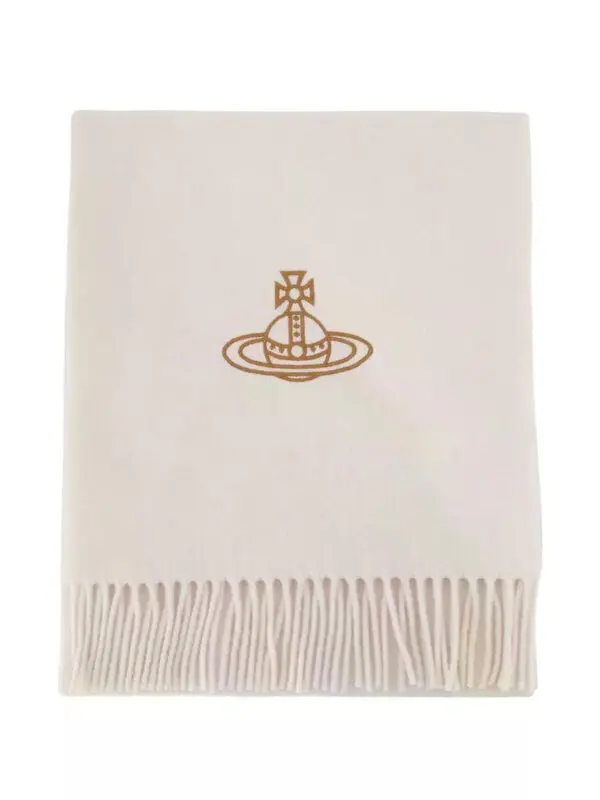 VIVIENNE WESTWOOD Embroidered Orb Long Scarf