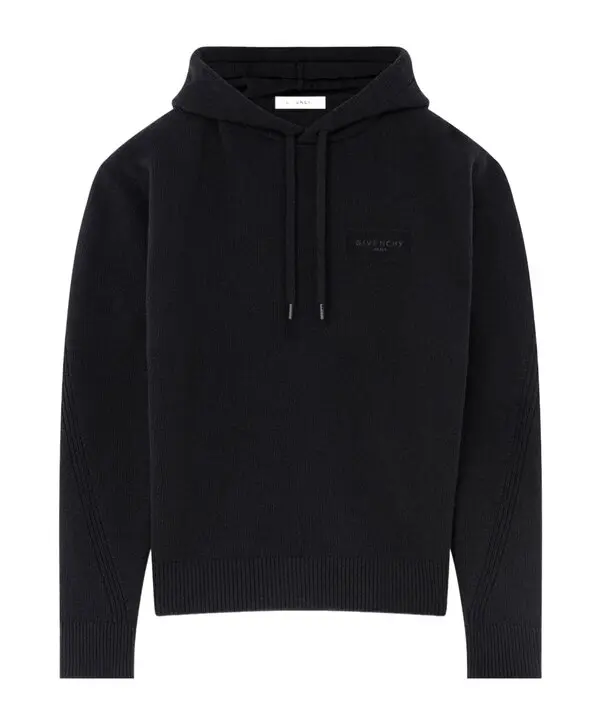 Givenchy Couture Seam Hoodie In Wool And Cashmere