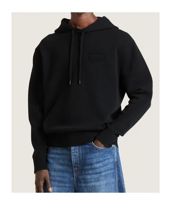 Givenchy Couture Seam Hoodie In Wool And Cashmere