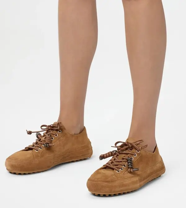 TOD'S Tassel-detail Suede Sneakers