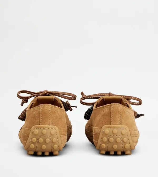 TOD'S Tassel-detail Suede Sneakers