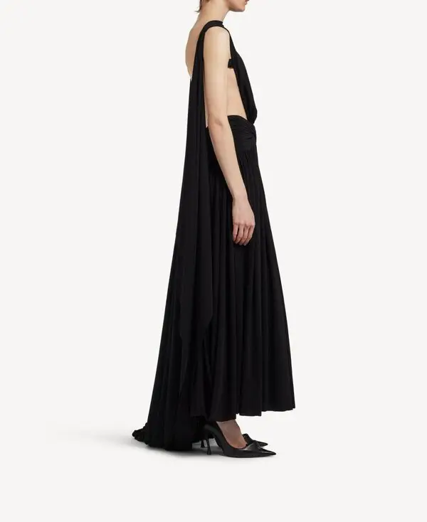 Balenciaga Cutout Draped Dress