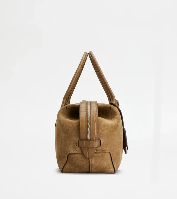 TOD'S Di Bag Bowling Bag In Suede Small