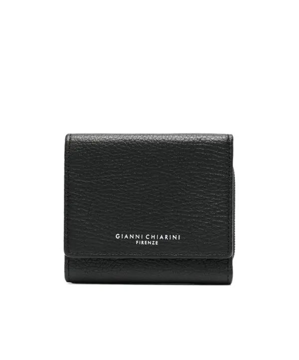 GIANNI CHIARINI Logo Stamp Zipped Wallet