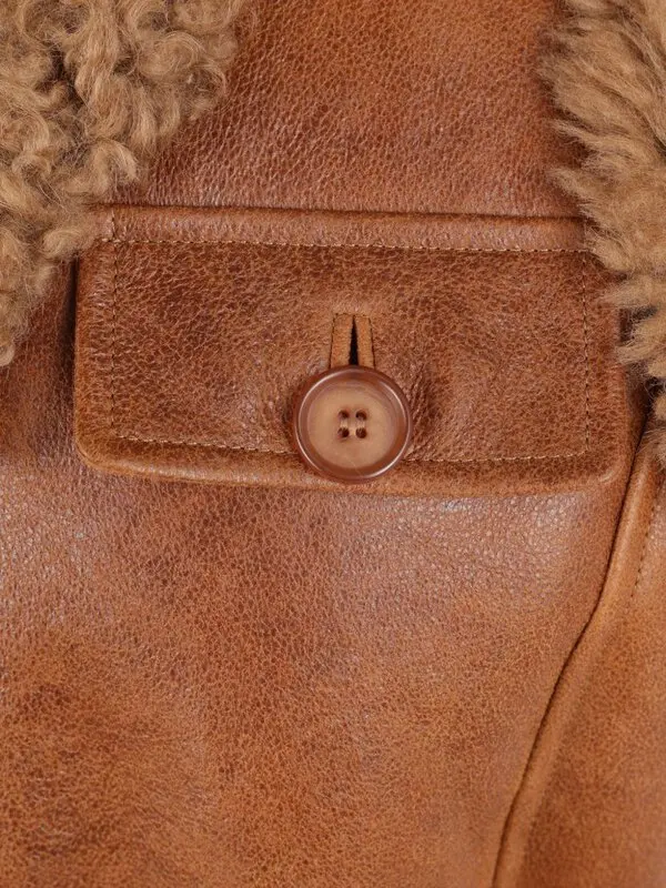 Chloé Shearling Leather Vest