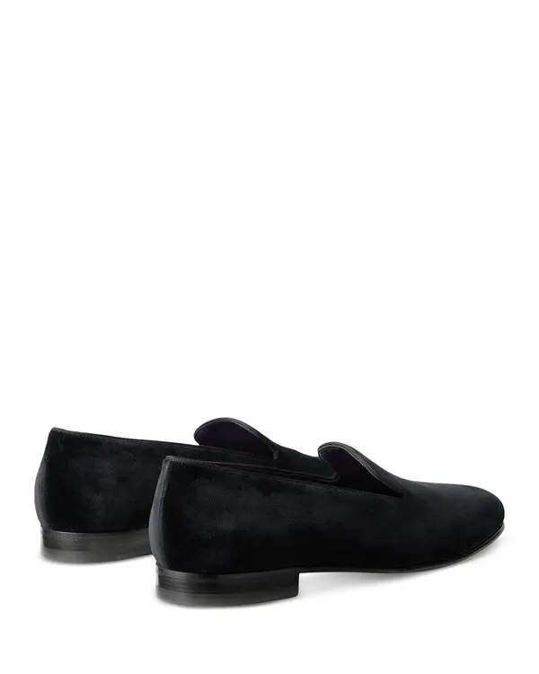 Ralph Lauren Purple Label Alonzo Velvet Slippers