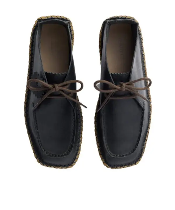 LEMAIRE Desert Mocassin In Veg Tanned Leather