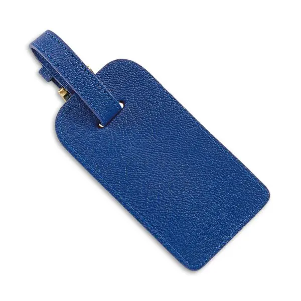 GRAPHIC IMAGE Traditional Leather Luggage Tag