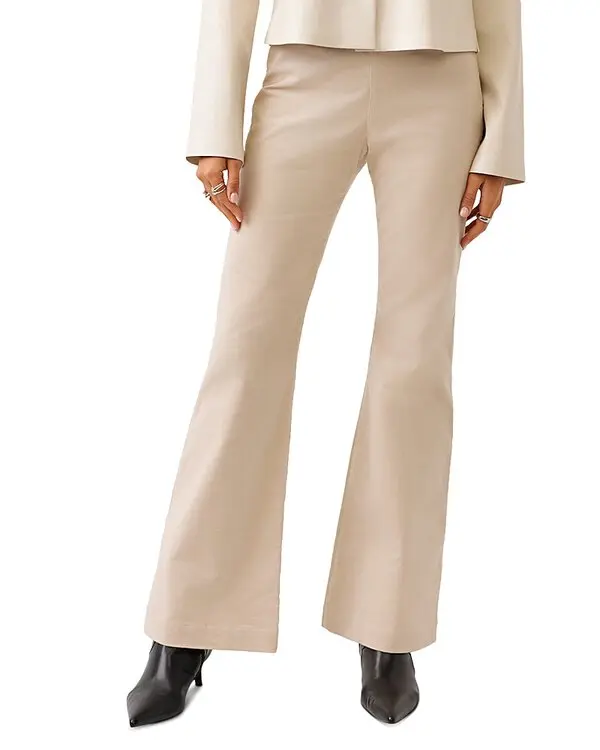 Fifteen Twenty Cara Stretch Corduroy Bootcut Pants - Bone