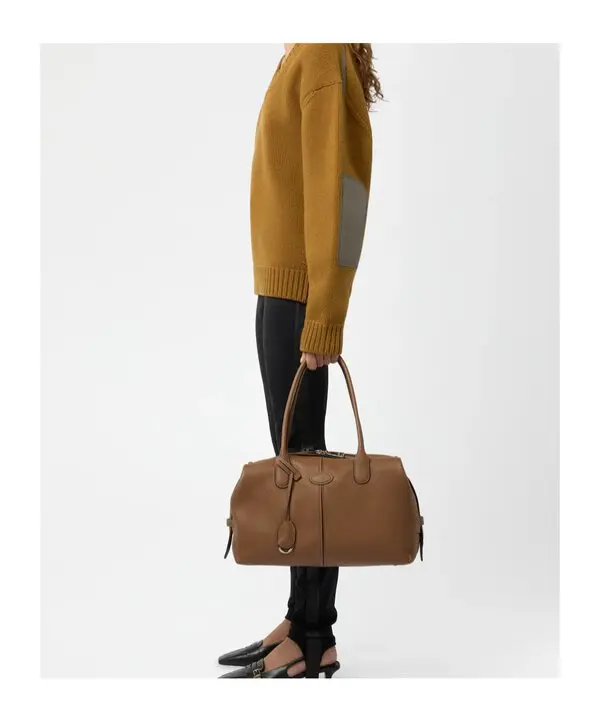 TOD'S Top Handle Shoulder Bag - Brown