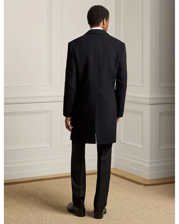 Ralph Lauren Purple Label Hand Tailored Wool Blend Topcoat