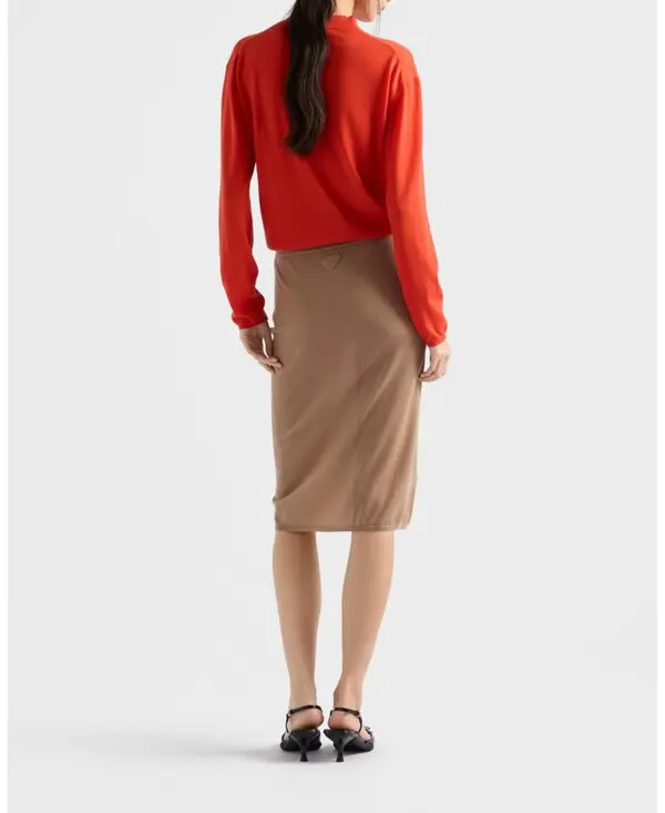 Prada Cashmere Crew-neck Sweater - Red