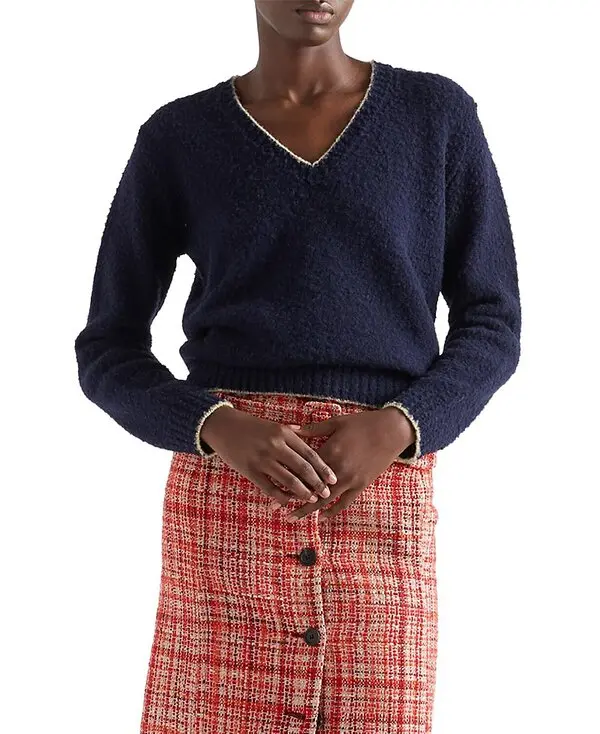 Prada Wool V-neck Sweater