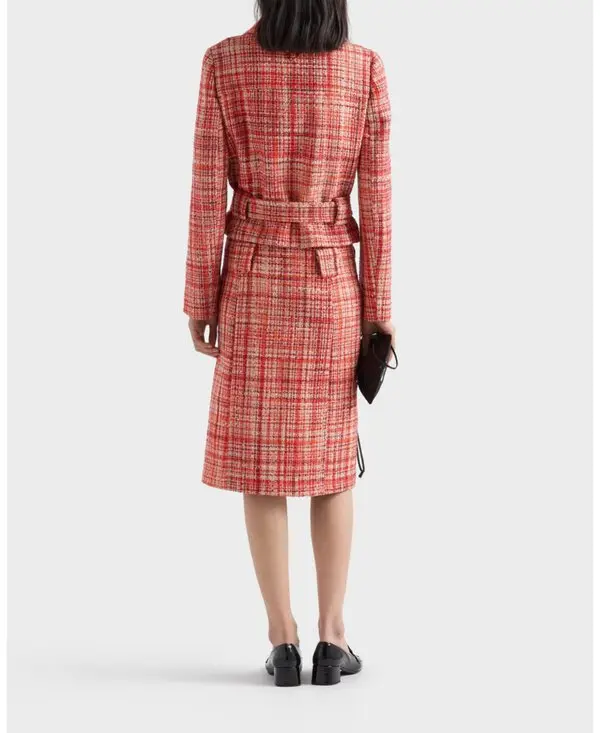 Prada Single-breasted Tweed Jacket