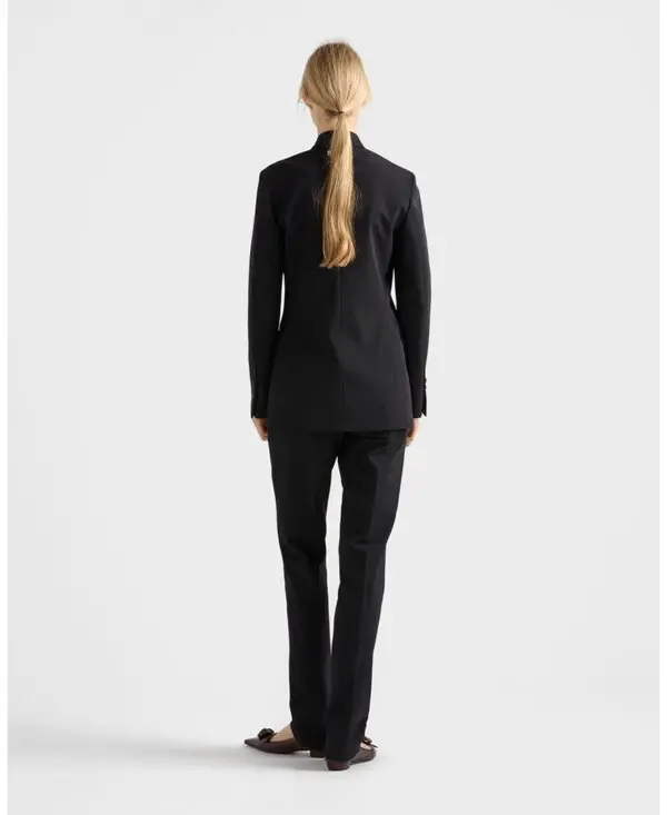 Prada Single-breasted Techno Stretch Jacket