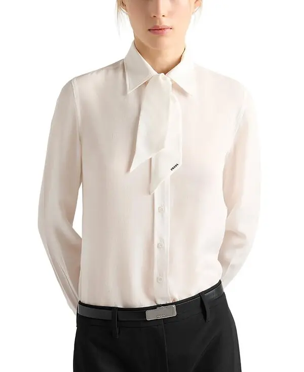 Prada Crepe De Chine Shirt