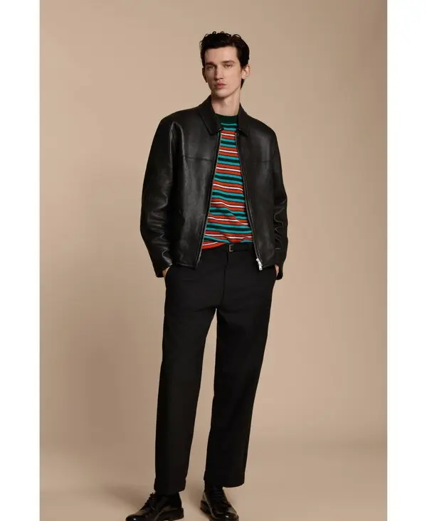 Prada Nappa Leather Blouson Jacket