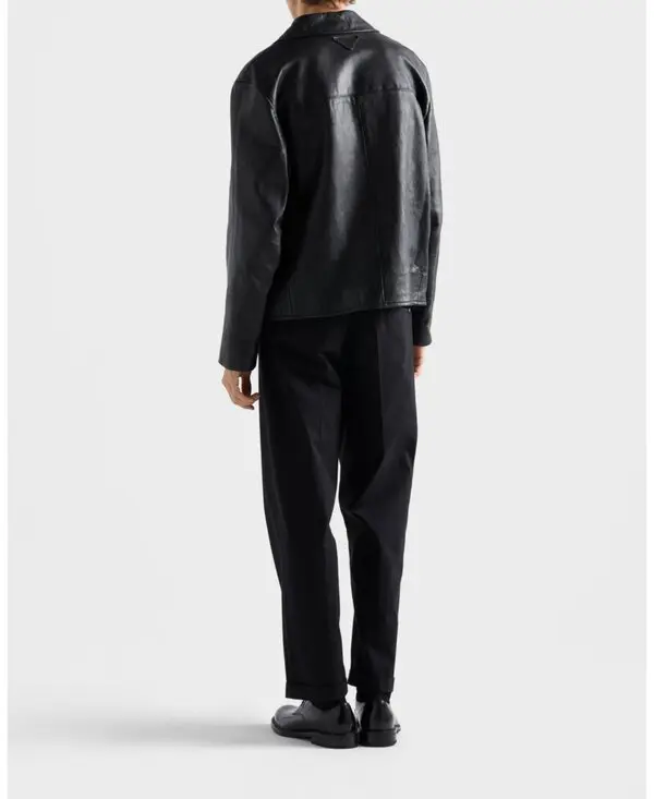 Prada Nappa Leather Blouson Jacket