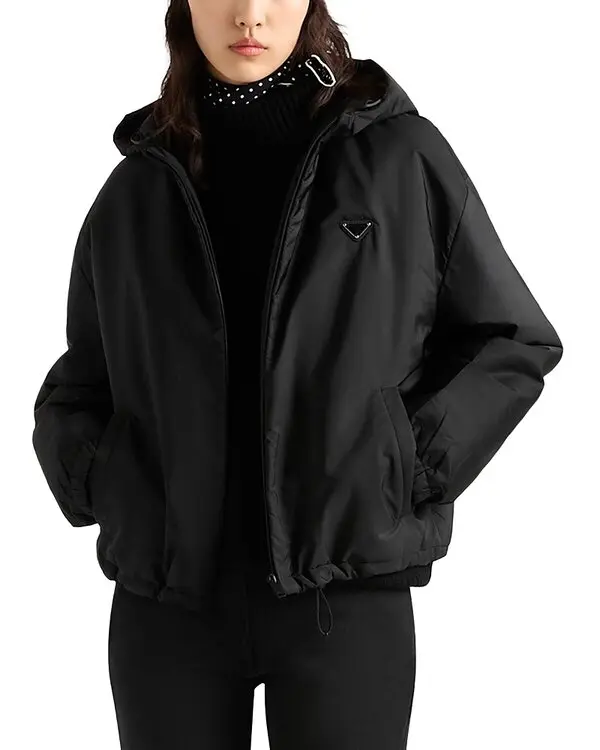 Prada Hooded Lightweight Re-nylon Blouson Jacket