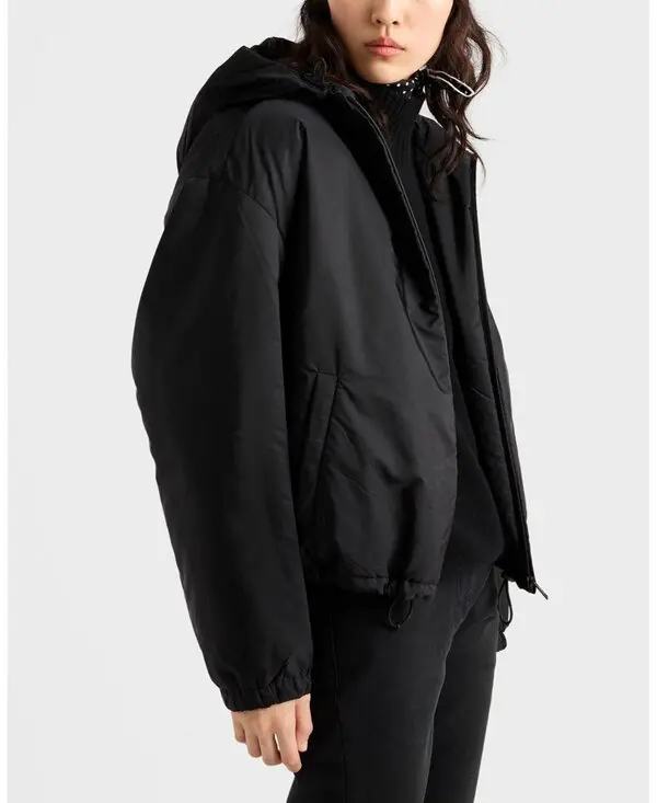 Prada Hooded Lightweight Re-nylon Blouson Jacket