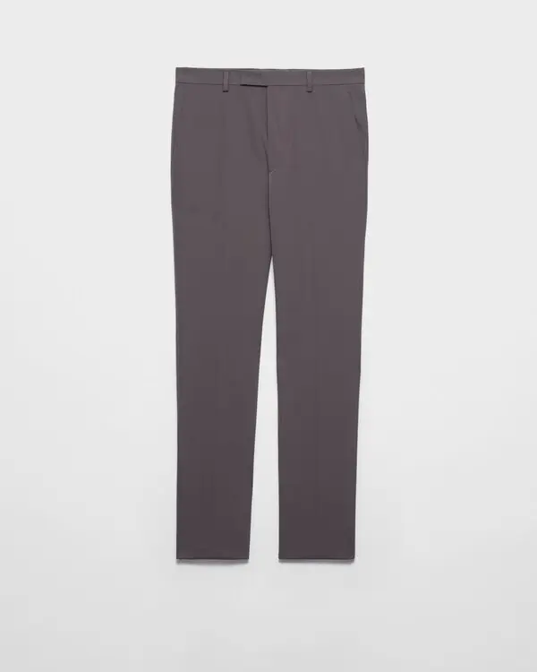 Prada Stretch Technical Fabric Pants