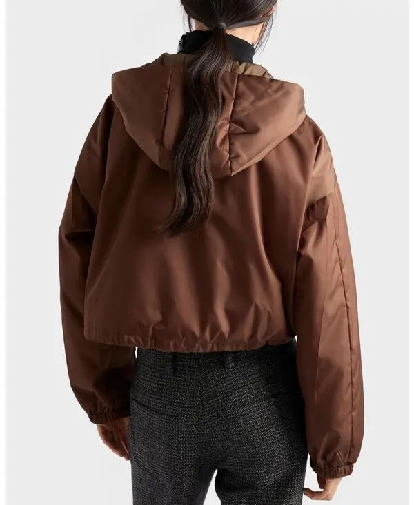 Prada Re-nylon Hooded Blouson Jacket