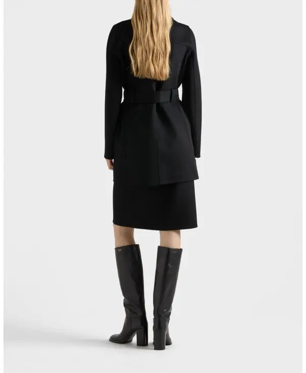 Prada Double Cloth Midi Skirt
