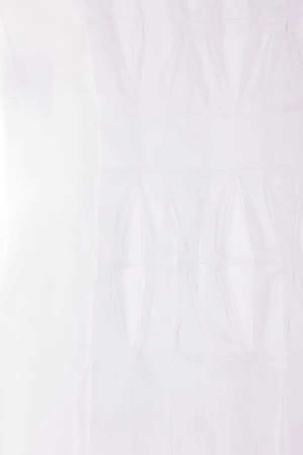 Alberta Ferretti Draped-detail Cotton Dress