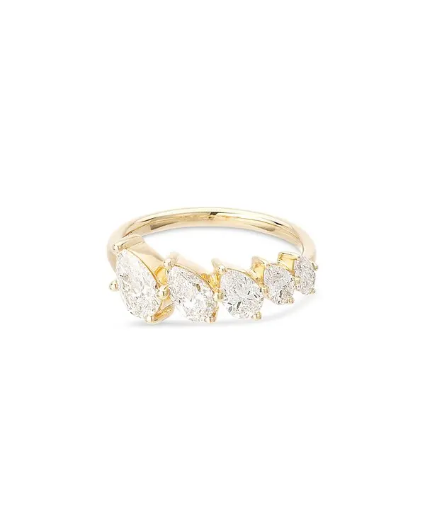 Adina Reyter 14k Yellow Lab Grown Diamond Pear Ring