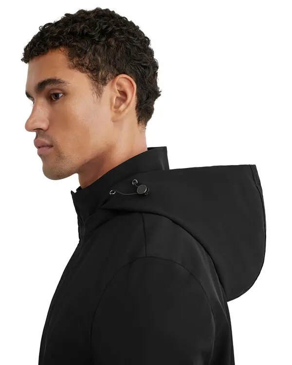 REISS Hilson Overcoat & Removable Quilted Gilet