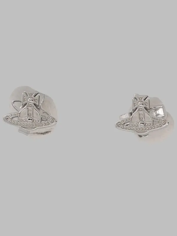 VIVIENNE WESTWOOD Inspired Mini Drop Earrings - Silver