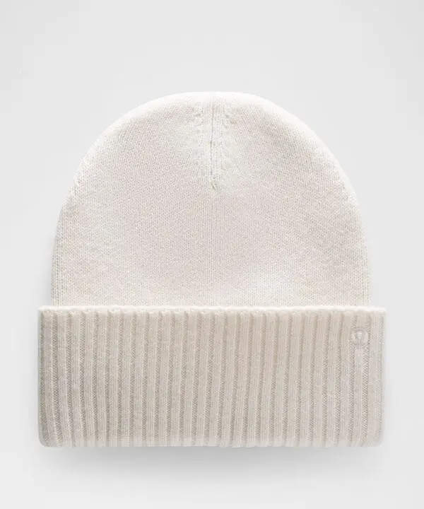 Lululemon Cashmere-blend Knit Beanie - Light Ivory