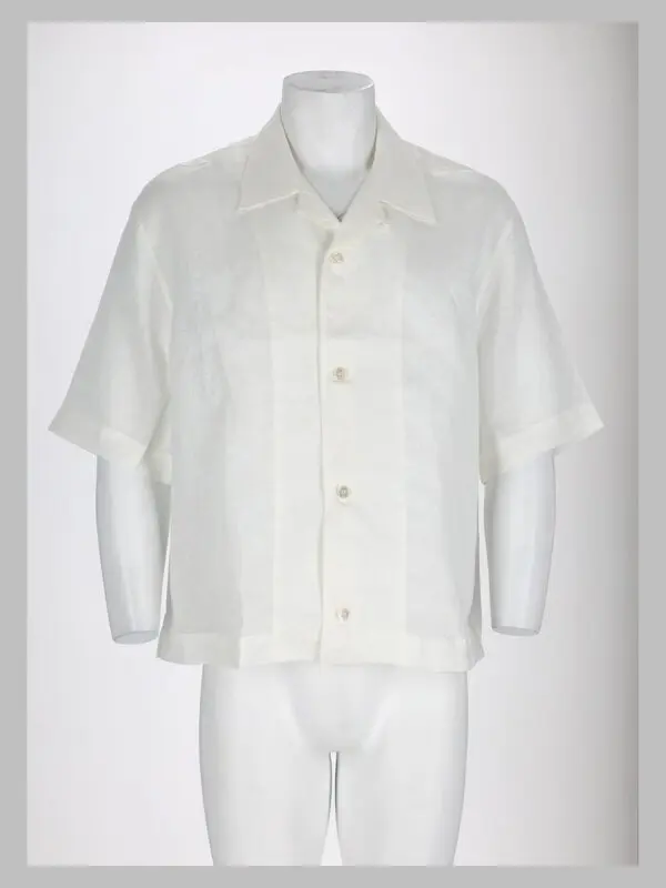 Studio Nicholson Linen Shirt - White
