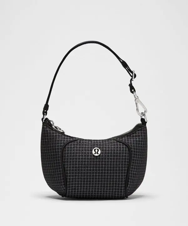 Lululemon City Essentials Mini Shoulder Bag 1l - Black/silver