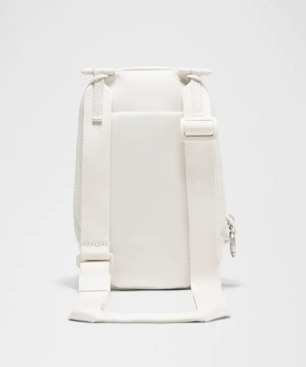 Lululemon Everywhere Convertible Crossbody Bag 1l - Light Ivory/brushed Silver