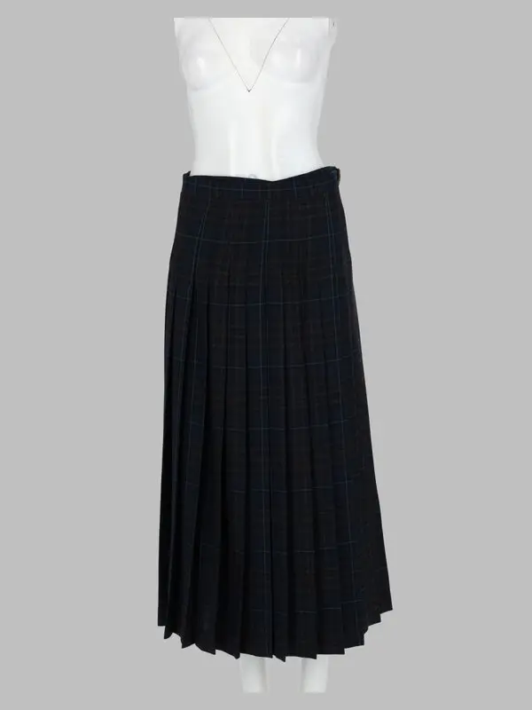 Burberry Wool-blend Mini Skirt - Blue