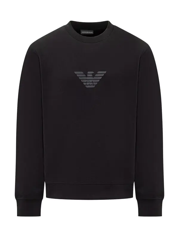 Emporio Armani Eagle Sweatshirt - Navy-eagle