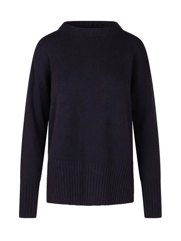 VANISE Denise Longline Knit Sweater - Notte