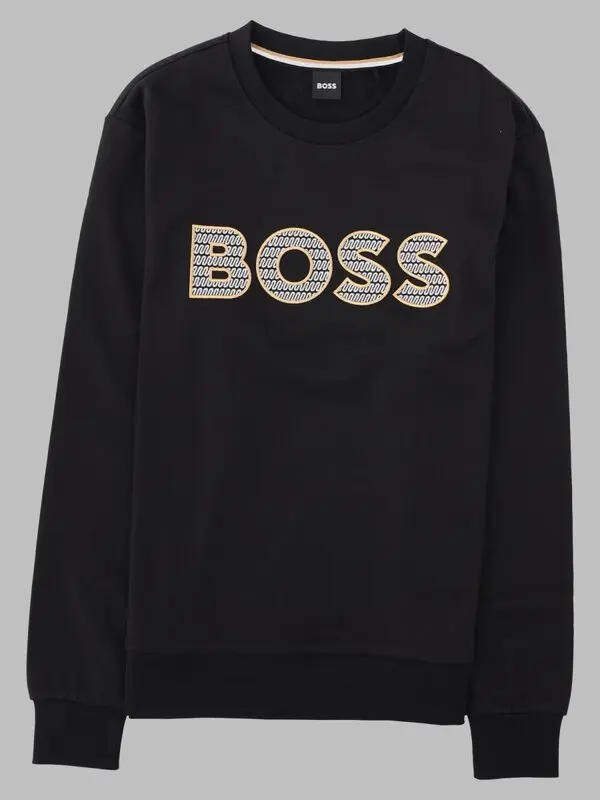 BOSS 100% Cotton Crewneck Sweatshirt