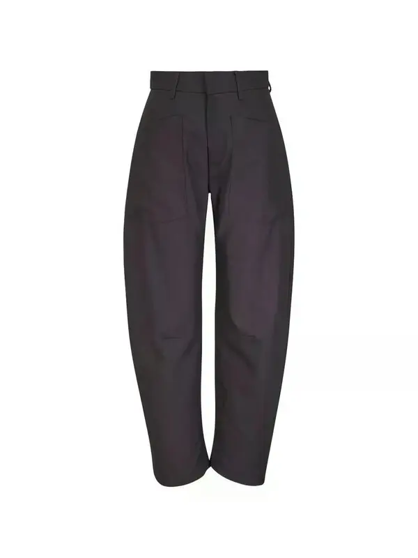 NILI LOTAN Herringbone-pattern Trousers