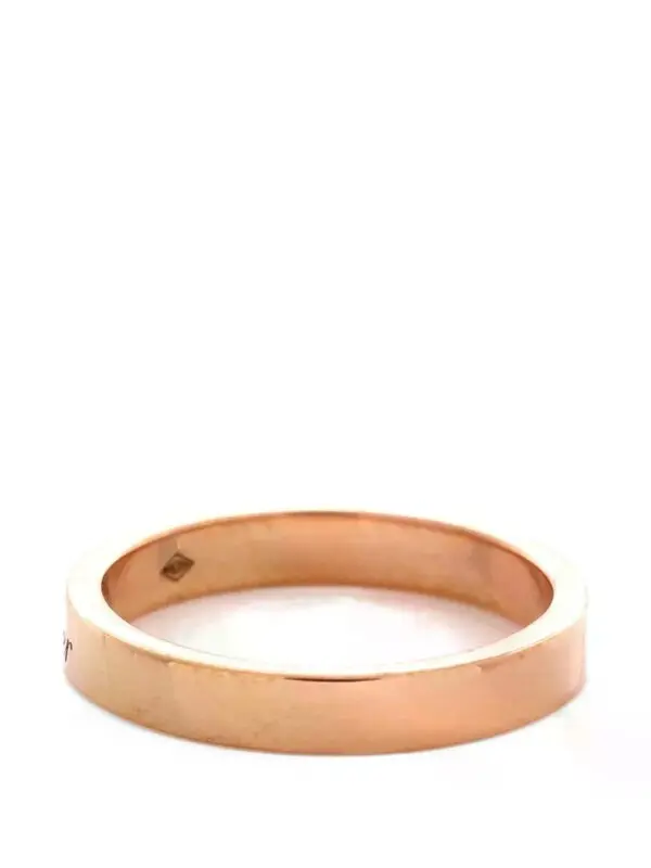Cartier C De Wedding Band 18k Rose Gold 3mm Ring