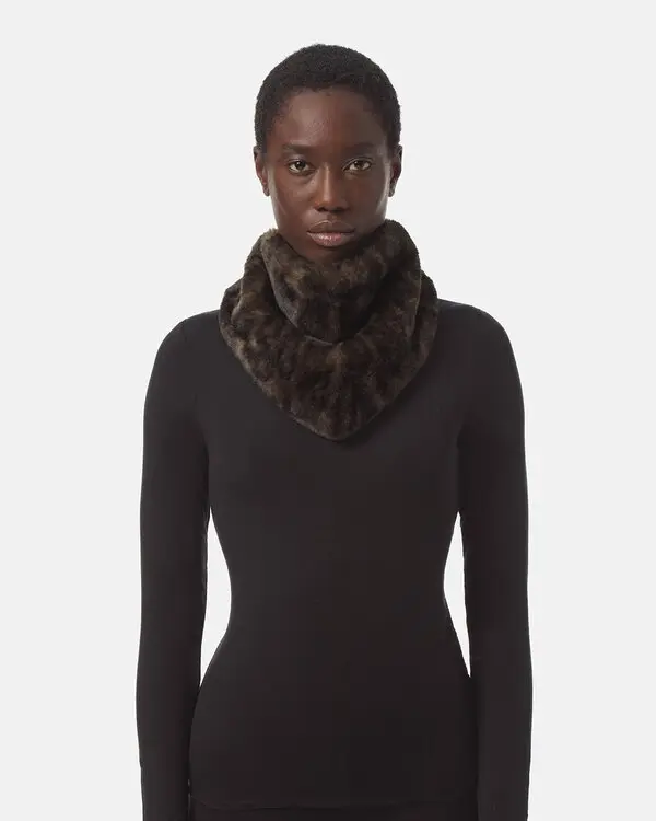 Apparis Cat Leopard Bandana Scarf - Dark Leopard