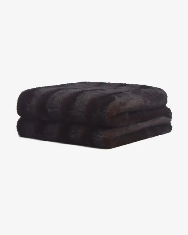 Apparis Jumbo Shaved Mink Brady - Noir Multi