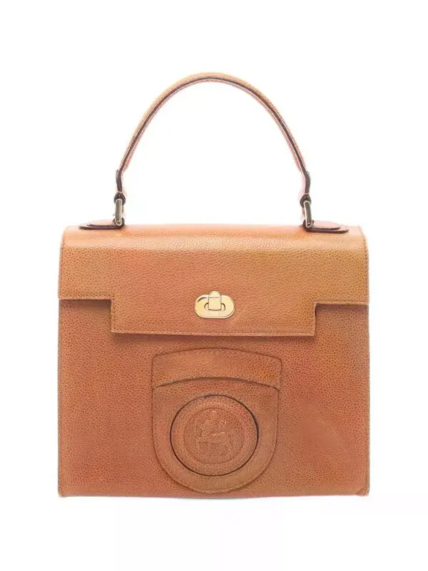 Fendi 2000s Pebble-effect Shoulder Bag - Brown